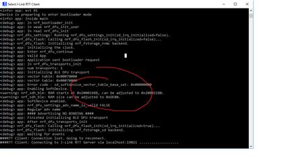 Easy Way To Merge Bootloader And Application RTT Output Nordic Q A Nordic DevZone Nordic