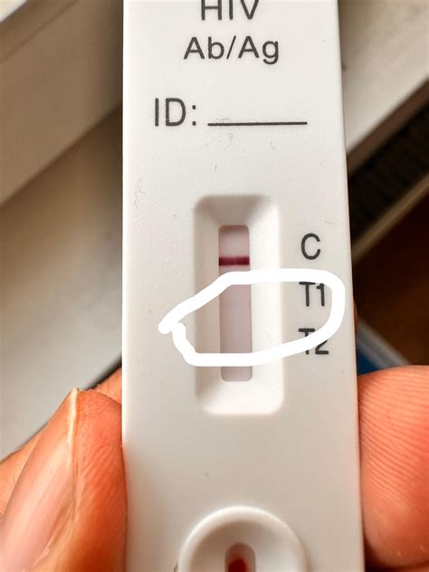 Evaporation Line Or Faint Line R Hiv