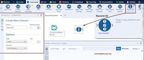 Alteryx Record Id