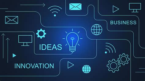 Innovación Empresarial Nuevas Ideas Tecnología Y Creatividad Sobre Un