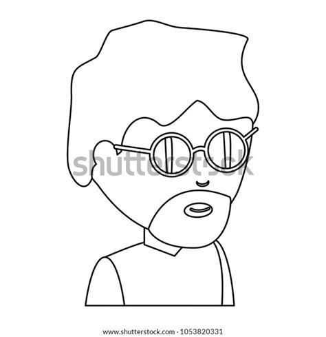 Man Glasses Stock Vector Royalty Free 1053820331 Shutterstock