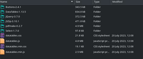 Download Is Not Including Bootstrap5 — Datatables Forums
