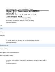 Electronic Commerce Lessons 4 5 Attempt 1 Docx Quiz Submissions