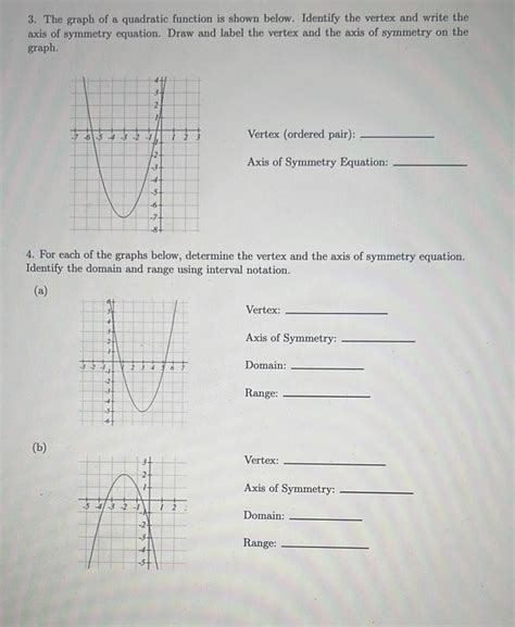 Answered 3 The Graph Of A Quadratic Function Is Shown Below Identify
