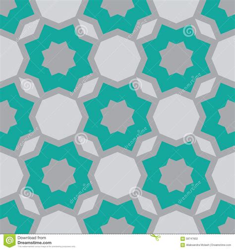 Art Abstract Geometric Seamless Pattern Stock Vector Illustration Of