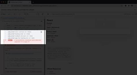 chapter 7 1 writing accessibility tests with cypress axe