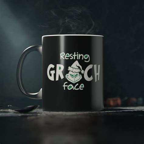 Resting Grinch Face Svg Grinch Png Instant Download Etsy