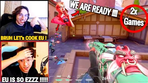 Sen Tenz And Sen Johnqt Playing Together Before Madrid And Destroying Eu