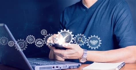 Premium Photo Digital Transformation Bpm Increase Efficiency And