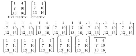 Amsmath Adjust Top And Bottom Of Tikz Matrixs Left Delimiter And