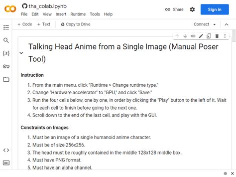 Changing Pose Anime Face