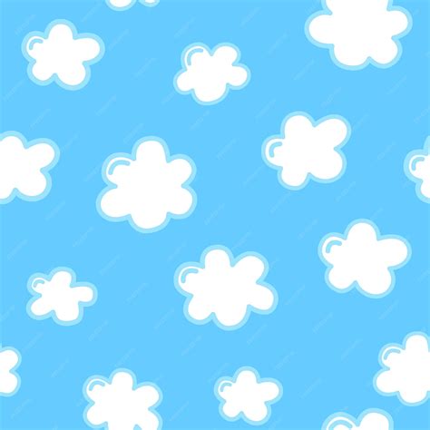 Premium Vector Cute Cartoon Clouds