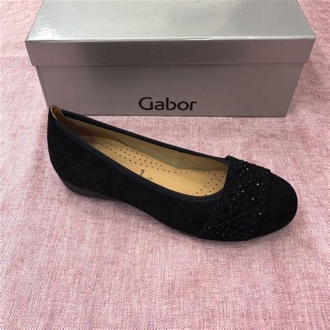 Туфли Женский Gabor Натуральная кожа размер 40 Толстый каблук Мэри Джейн Без застёжки Тонкая