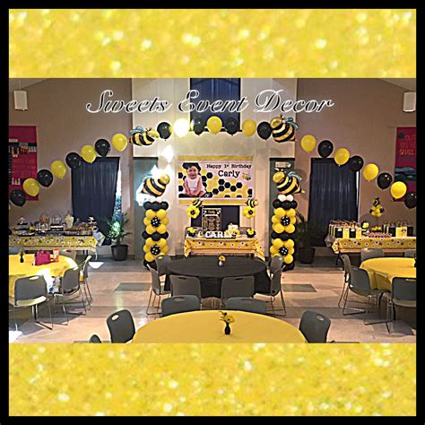 Bee Theme Decoration By Sweets Event Decor Event Decor Decor Bee Theme