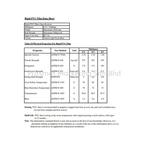 Rigid Film Selangor Malaysia Kuala Lumpur Kl Kapar Supplier