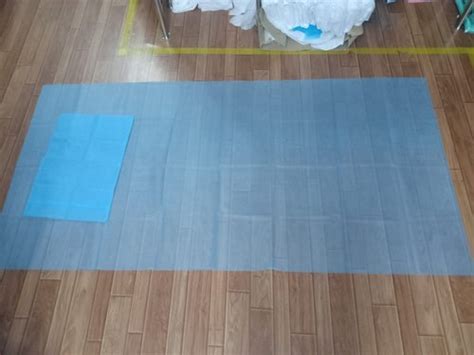 Blue Hospital Disposable Bed Sheet Size 42 X 80 Inch At 40 Piece In