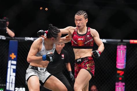 组图：ufc上演中国德比战 张伟丽击败闫晓楠卫冕 搜狐大视野 搜狐新闻