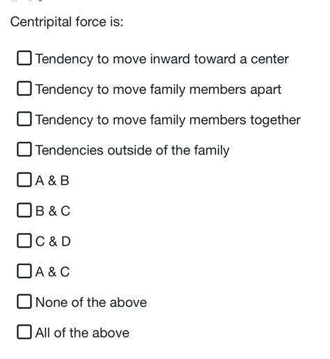Solved Centripital Force Istendency To Move Inward Toward A