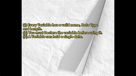 pl sql tutorial 4 pl sql variables in oracle database by baizeedrony