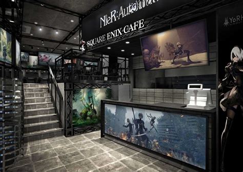 Nier Automata è Il Nuovo Tema Dello Square Enix Cafè Di Akihabara