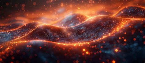Create Abstract Waves With Sparkling Particles For Visually Stunning And Vibrant Experience