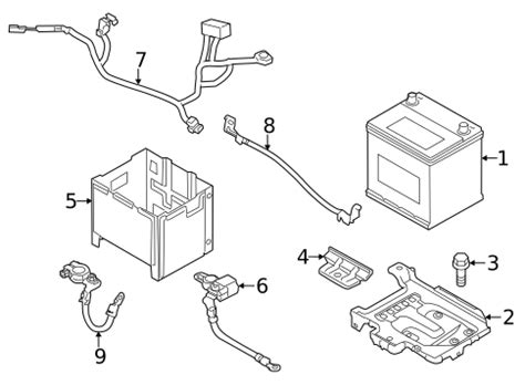 Battery And Related Components For 2013 Hyundai Elantra Oem Hyundai