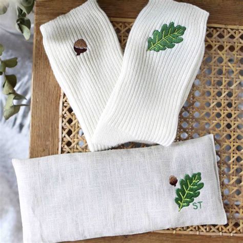 Personalised Autumn Bed Socks And Wheatbag T Set By Stephieann