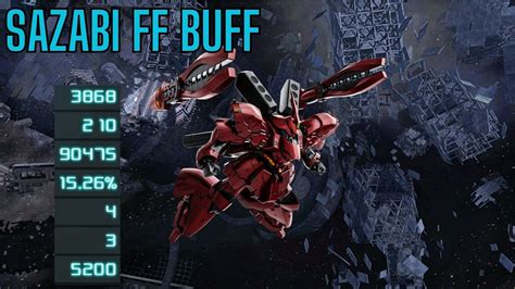 Gbo2 Sazabi Ff Buff 700 Space Youtube