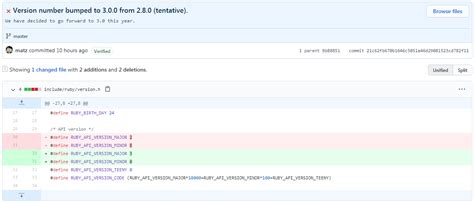 Ruby 计划跳过 280 直接发布 300 版本 Linuxeden开源社区