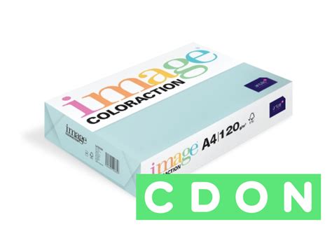 Kopipapir Image Coloraction A4 120g Lagoon Pale Blue 250ark/pkt | CDON