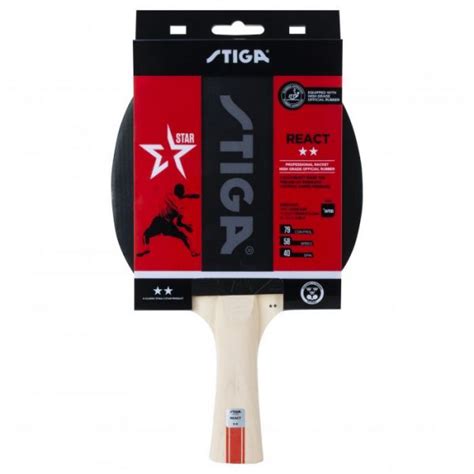 Stiga React Hobby Bat Sportztrack