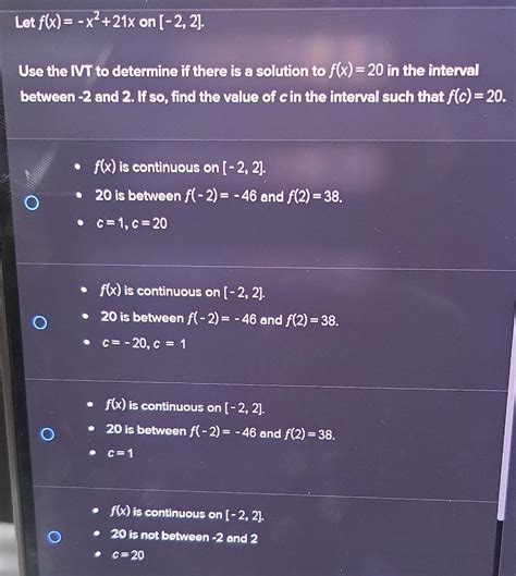 Solved Let F X X X On Use The Ivi To Determine Chegg