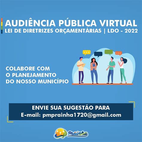 Audiência Pública Virtual Ldo 2022 Prefeitura Municipal De Prainha Pa