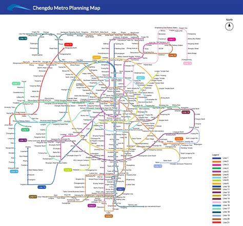 Being Together แผนที่รถไฟฟ้าใต้ดินเฉิงตู2020