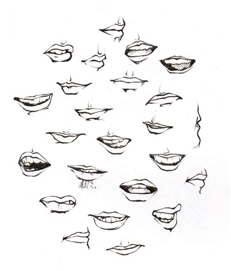 Lips Drawing Reference And Sketches For Artists