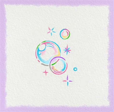 Abstract Tattoo Design With Bubbles And Stars