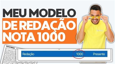 Modelo de Redação do Profinho Parte 1 Profinho da Redação YouTube