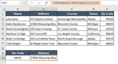 How To Lookup Zip Code In Excel 7 Examples Excelgraduate