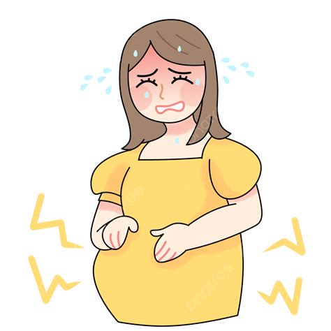 고통에 임산부 임신한 통증 축소 Png 일러스트 및 Psd 이미지 무료 다운로드 Pngtree