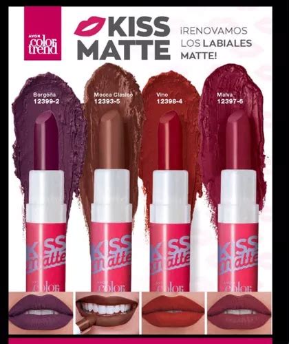 Labial Matte Color Trend De Avon Acabado Mate Color Malva Mercadolibre
