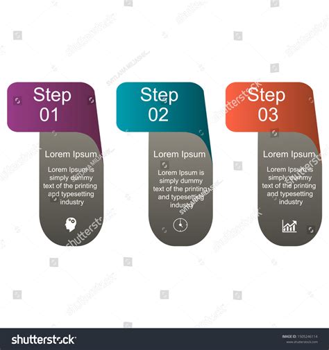 Business Data Visualization Infographics Scheme Process 스톡 벡터로열티 프리