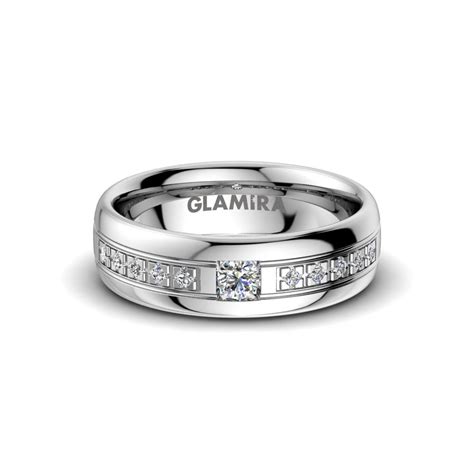 Pedir Anillo De Boda Bright Life 6mm En 0 28 Quilates Plata 925