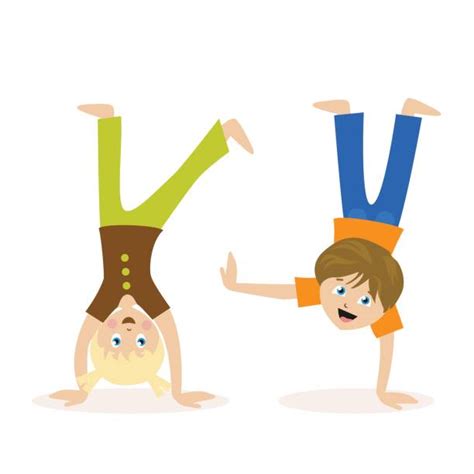 Royalty Free Handstand Clip Art Vector Images And Illustrations Istock