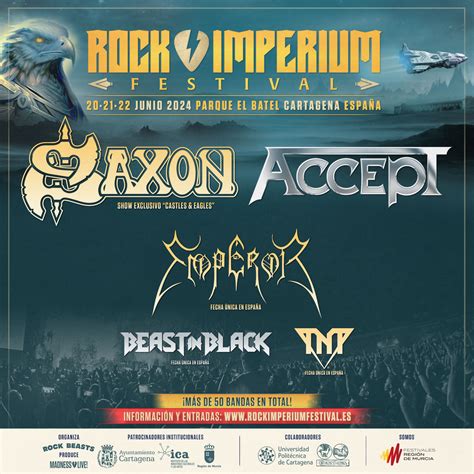 Primeras Confirmaciones Para Rock Imperium Festival 2024 Próximo Single