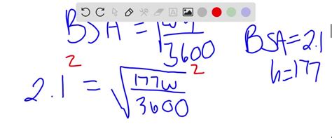 SOLVED Body Surface Area BSA Is Used In Physiology And Medicine For Many Clinical Purposes