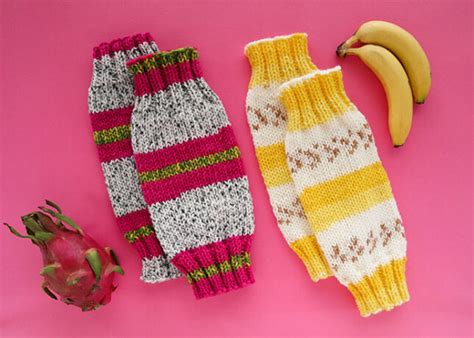 Fun And Fruity Leg Warmers An Easy Leg Warmer Knitting Pattern