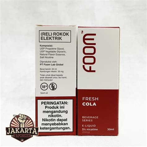 Jual SALT FOOM FRESH COLA SALTNIC ML MG BY FOOM Shopee Indonesia