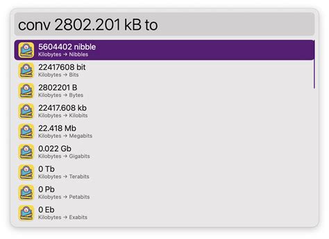 Alfred Gallery • Workflows • Unit Converter