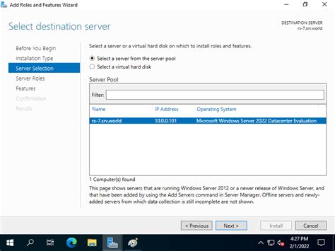 windows server 2022 ftp install server world