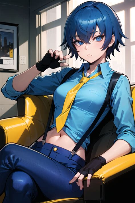 Shirogane Naoto Persona Persona Shin Megami Tensei Games AI Art Neural